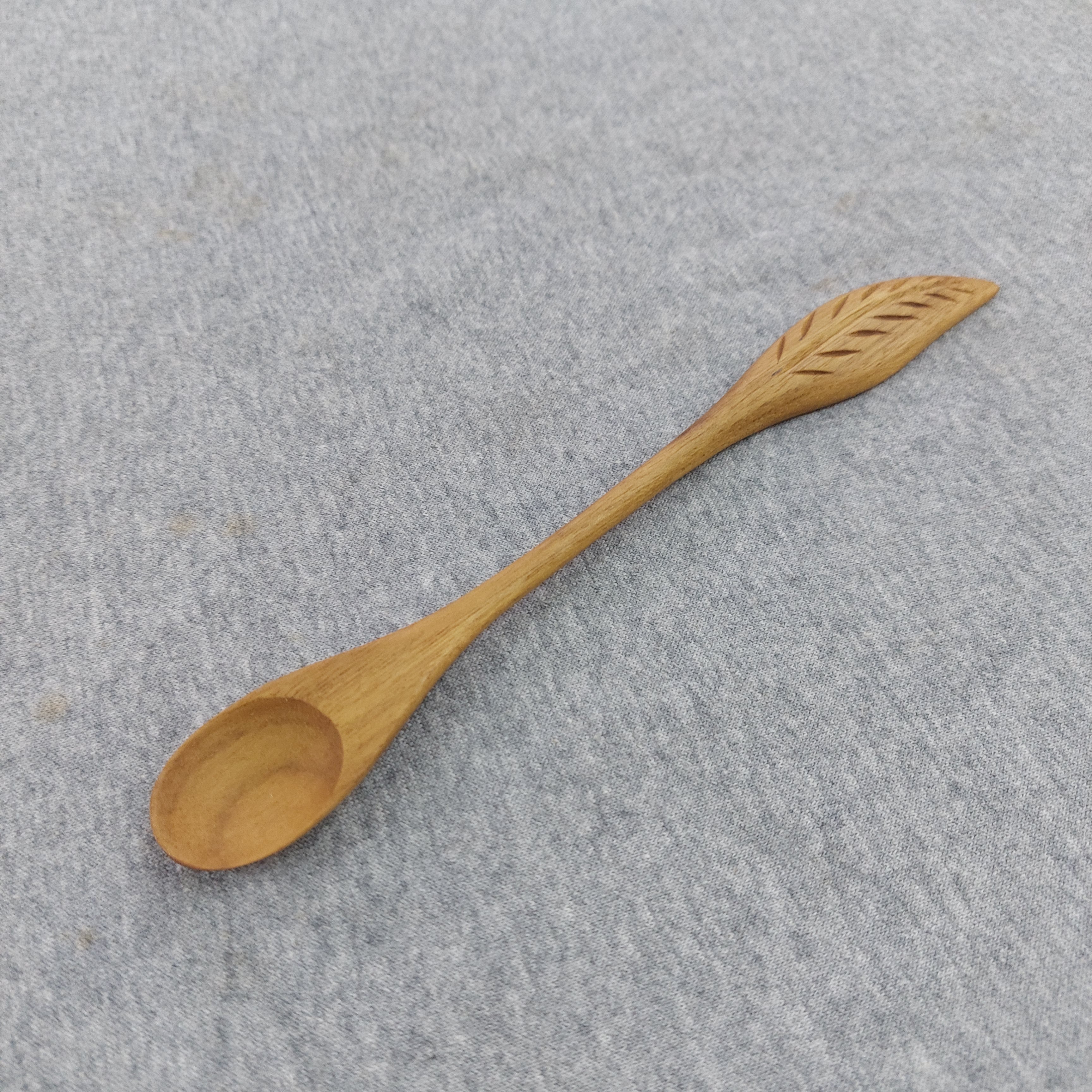 Teak Tea Spoon (ornate) – Rockwood Furniture KL Sdn Bhd