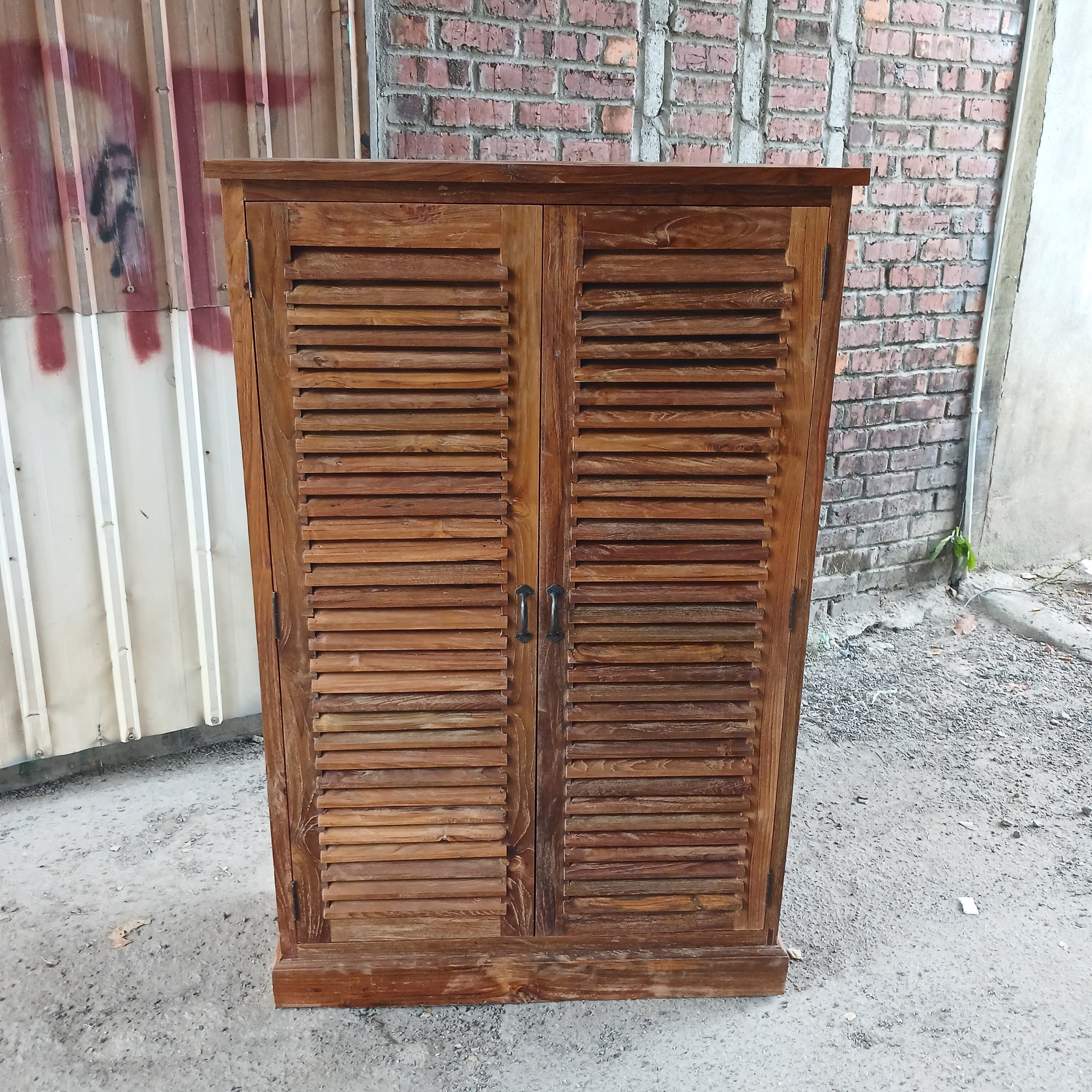 Rustic Shoe Rack Type 2 – Rockwood Furniture KL Sdn Bhd