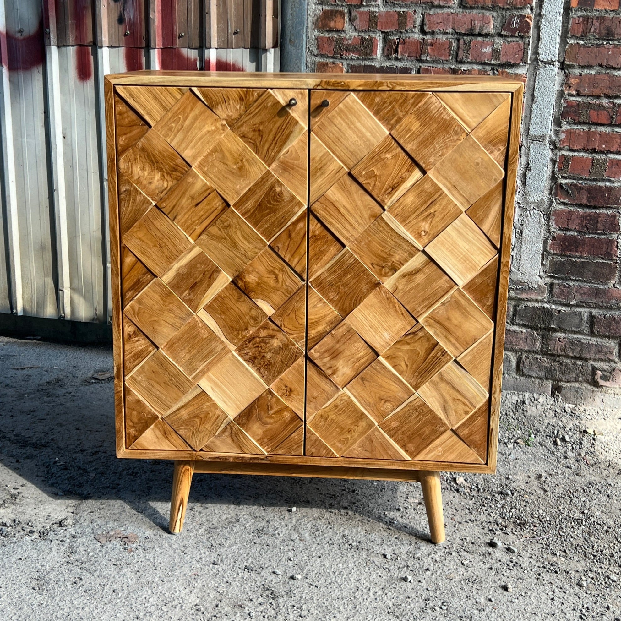 Checkerboard Cabinet (90cm) – Rockwood Furniture KL Sdn Bhd