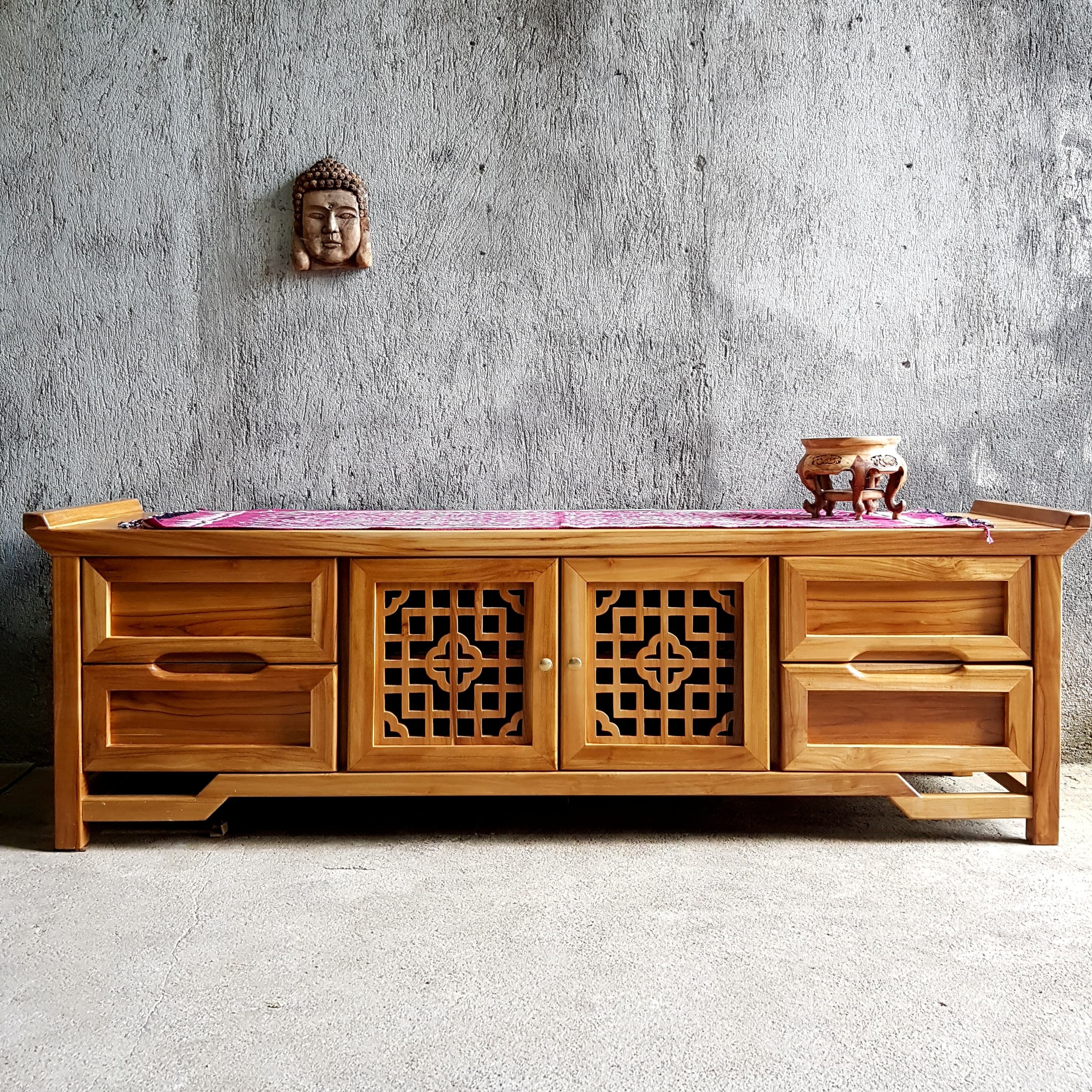 Oriental TV Console (200cm) – Rockwood Furniture KL Sdn Bhd