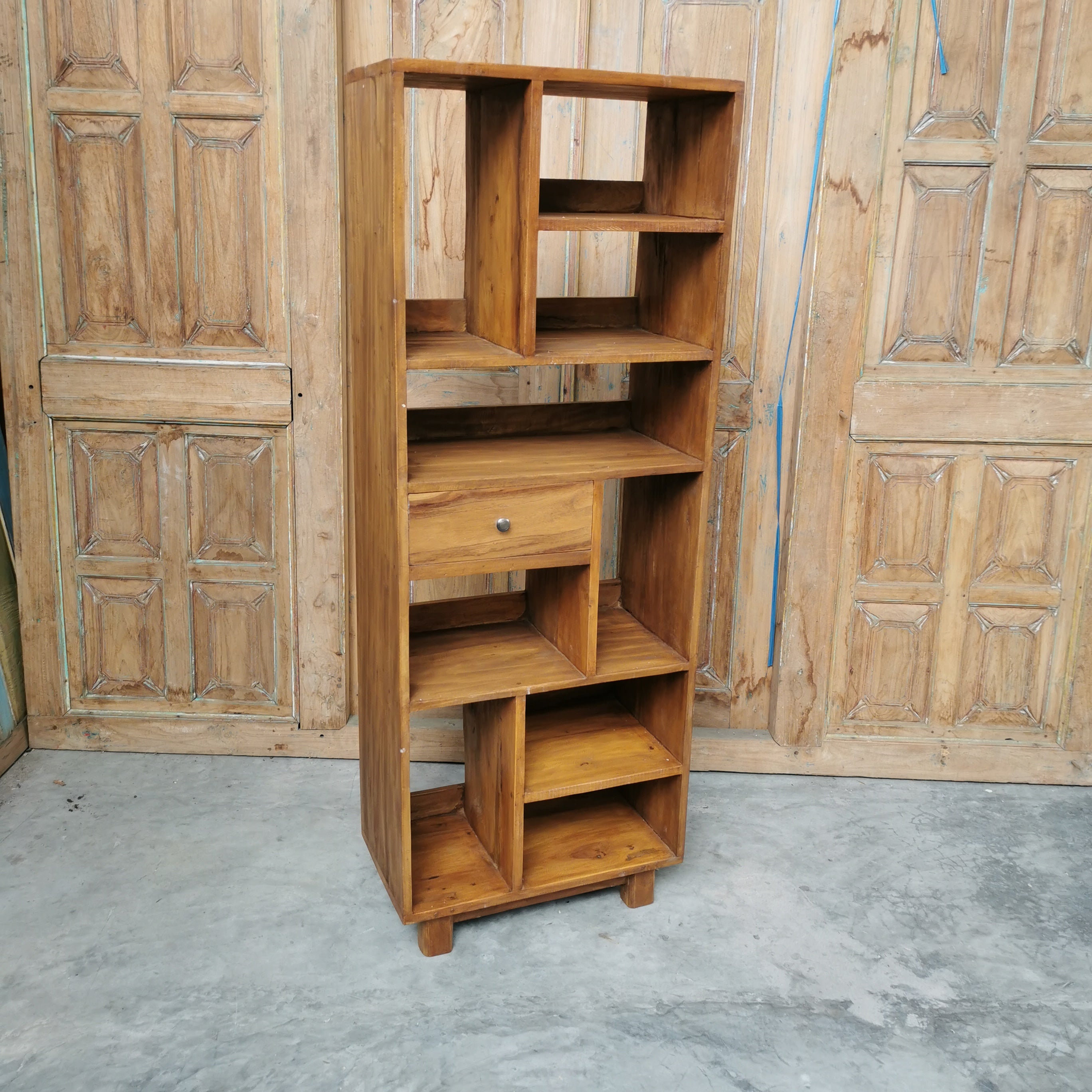 Rustic Shelf Unit (60Wx160H) Type 1 – Rockwood Furniture KL Sdn Bhd