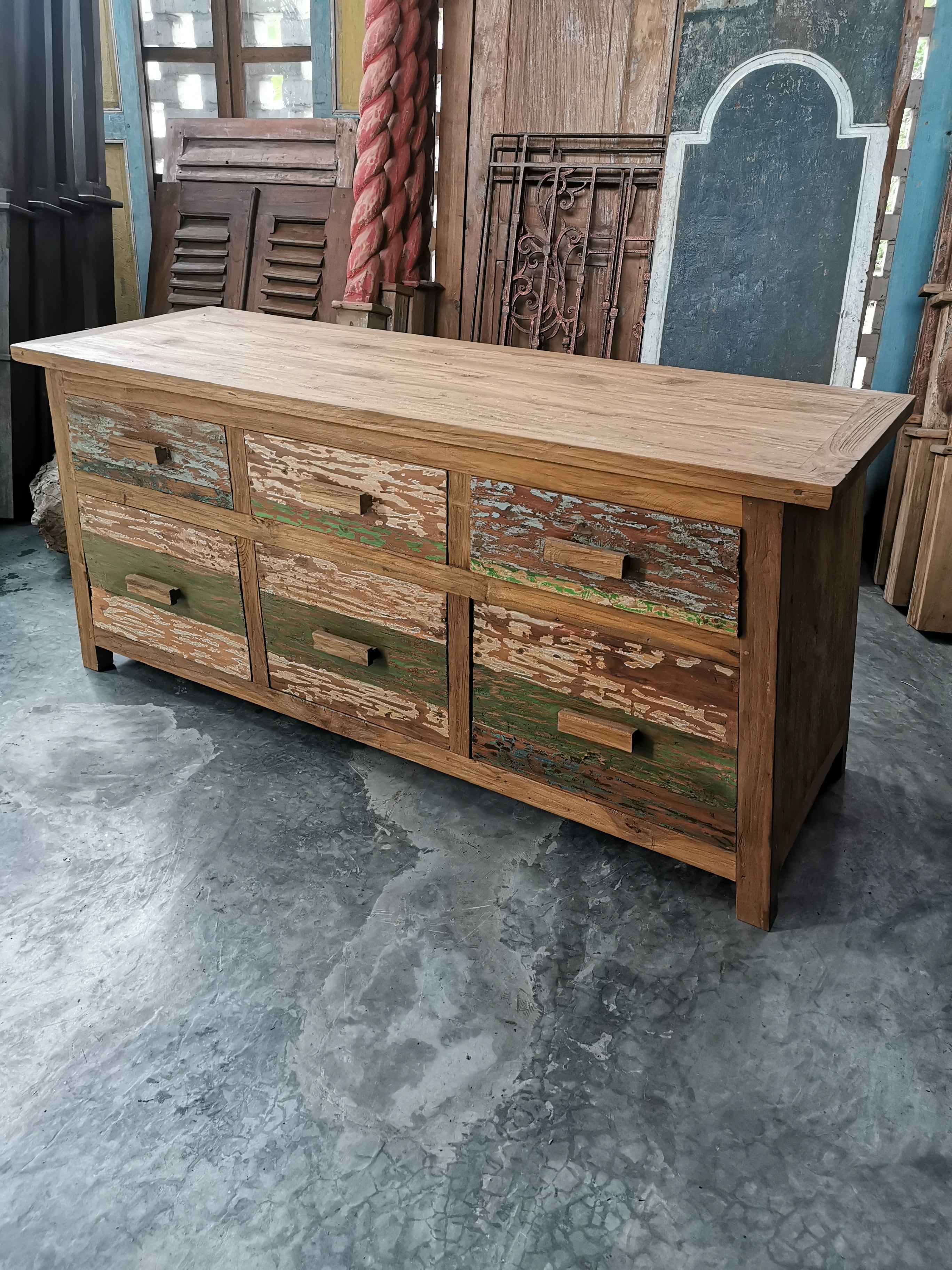 Rustic Dresser (150cm) Type 1 – Rockwood Furniture KL Sdn Bhd